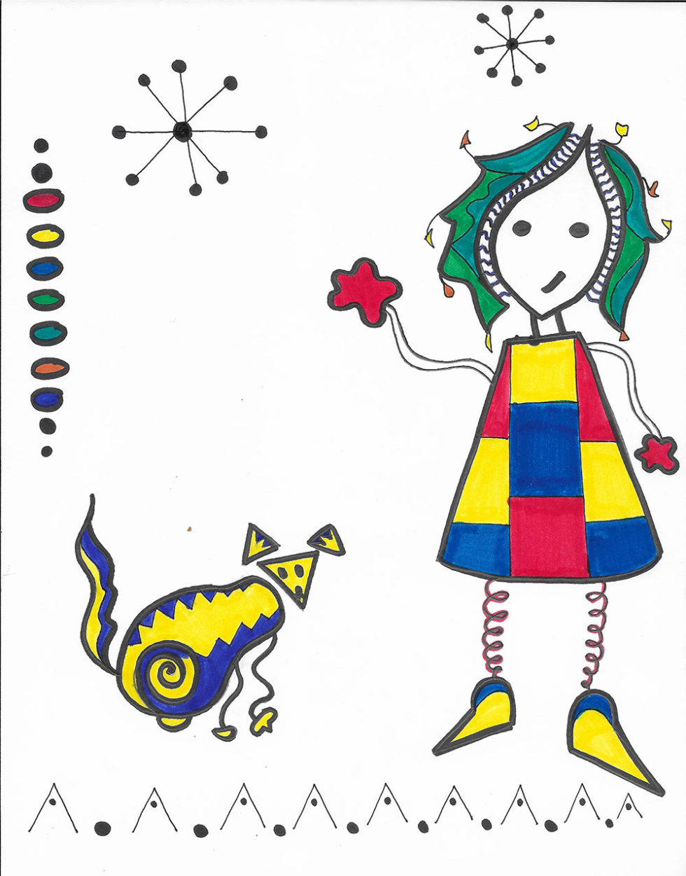 Lovable Line Drawing - Dayton Art Institute