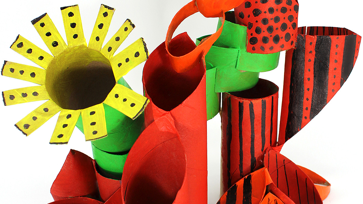 Abstract Sculpture Cardboard