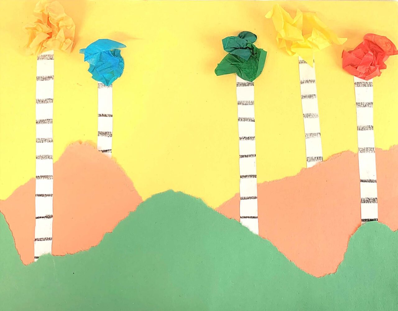 Torn-Paper Landscape - Dayton Art Institute