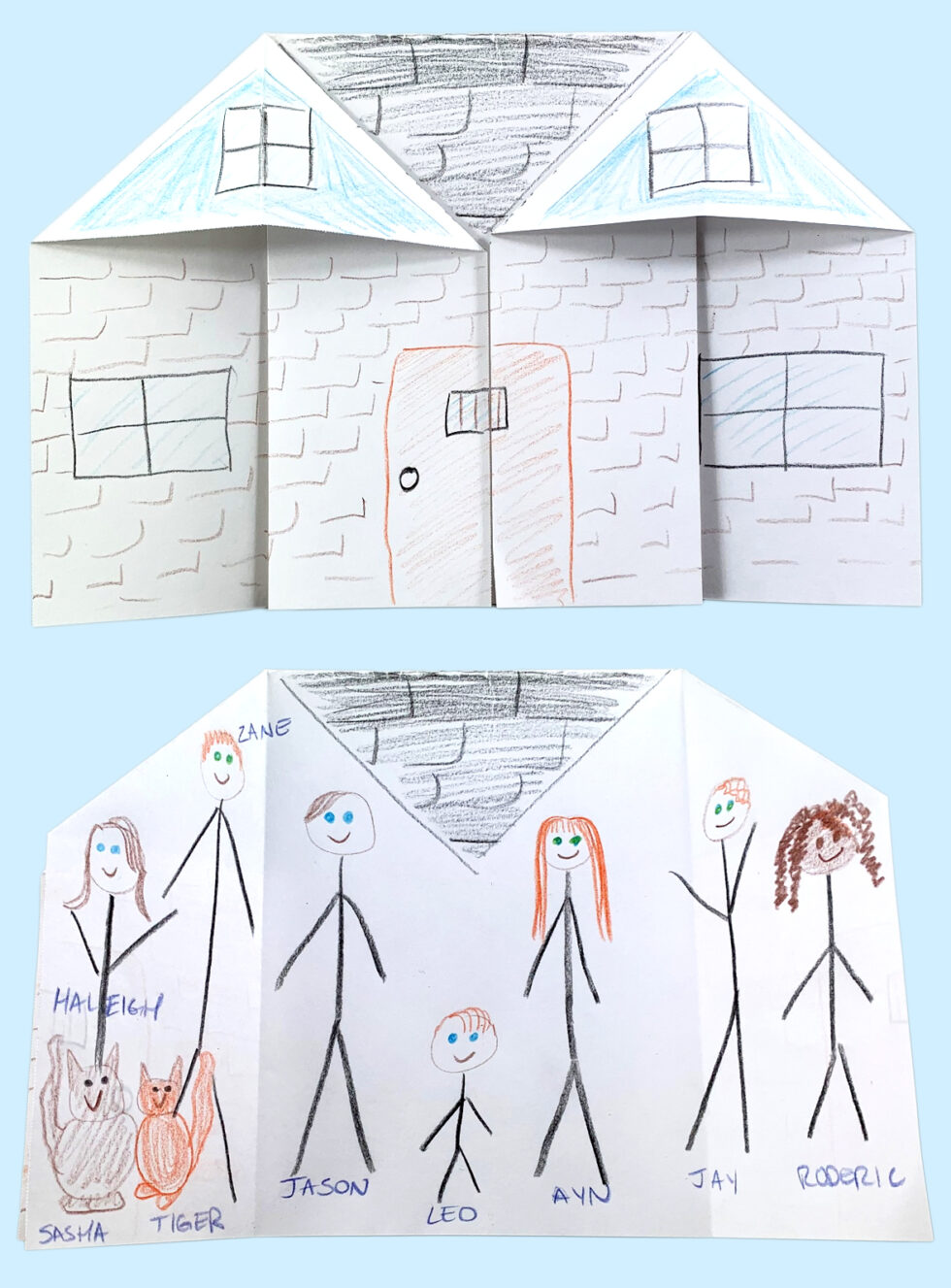 Folded Paper House - Dayton Art Institute