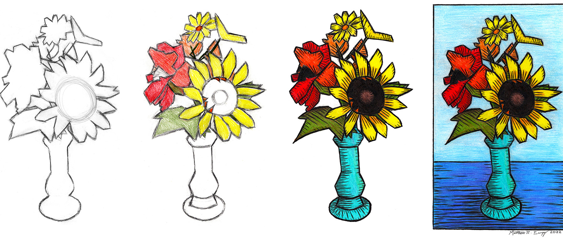 Abstracted Flower Study - Dayton Art Institute