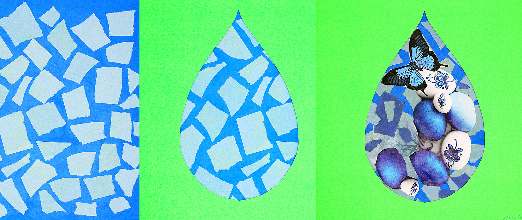 Water Droplet Collage - Dayton Art Institute